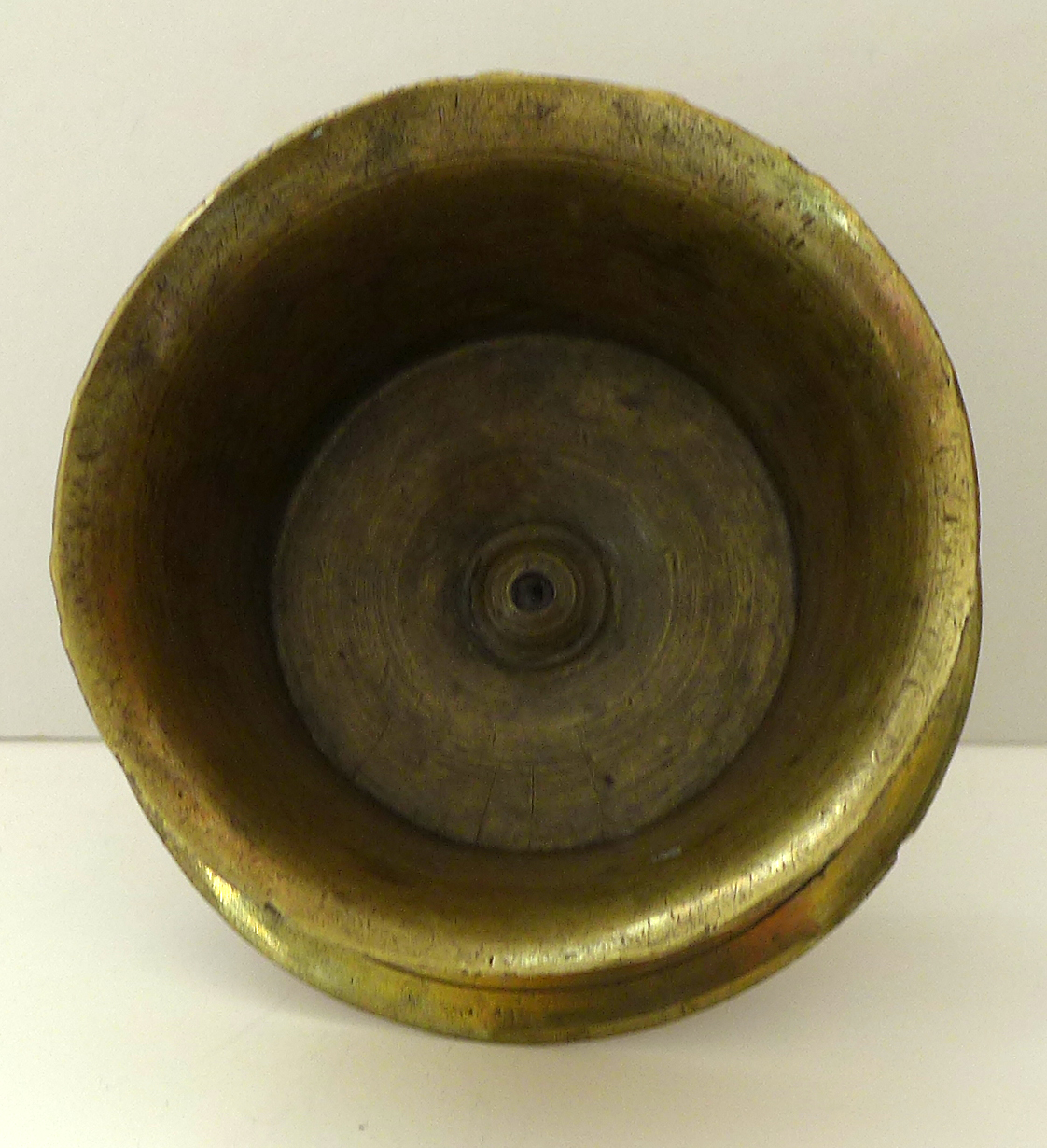 Early Lighting - Antique Brass Capstan Candlestick Circa 1550 - Peggy ...