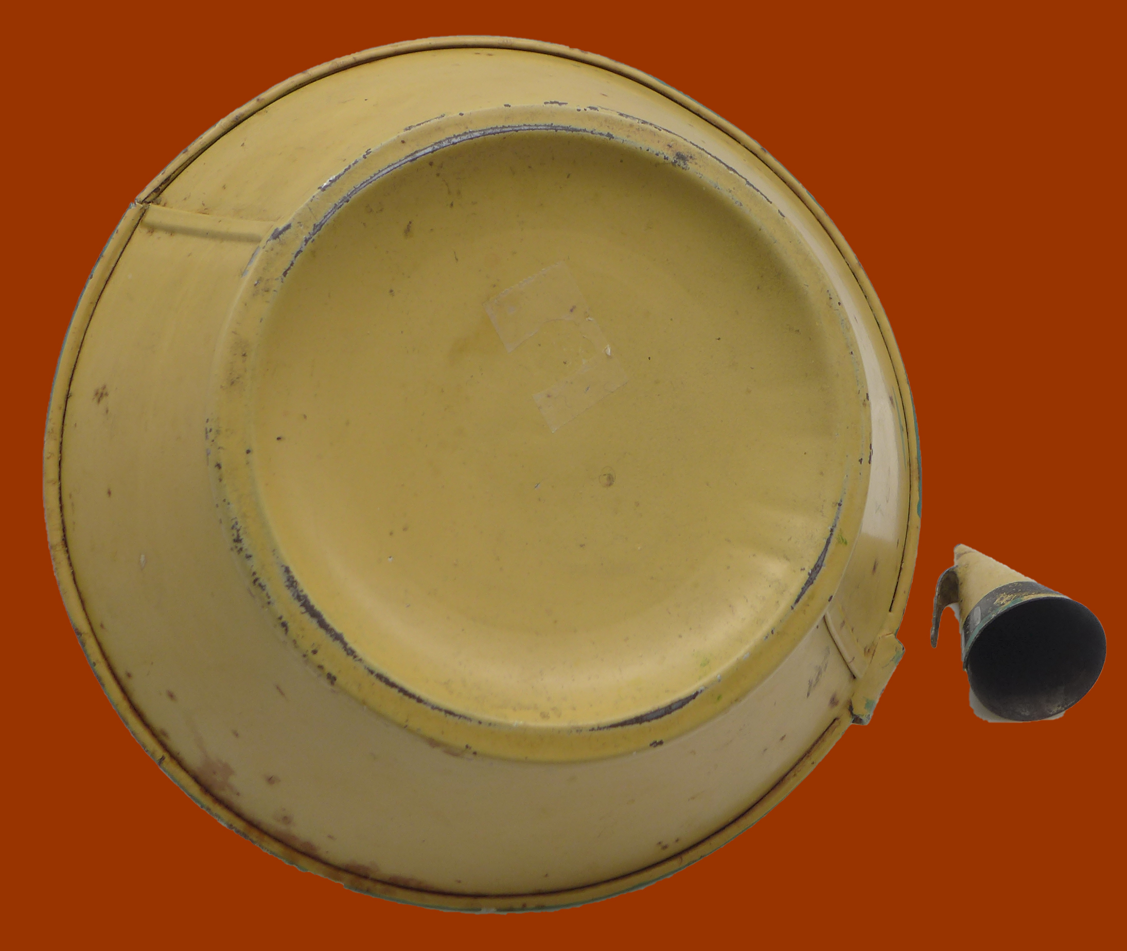 Paint Decoration - Antique Painted Tinware Chamberstick with Snuffer ...