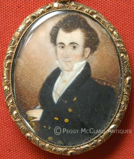 Folk Portrait Artists - Peggy McClard Antiques - Americana & Folk Art