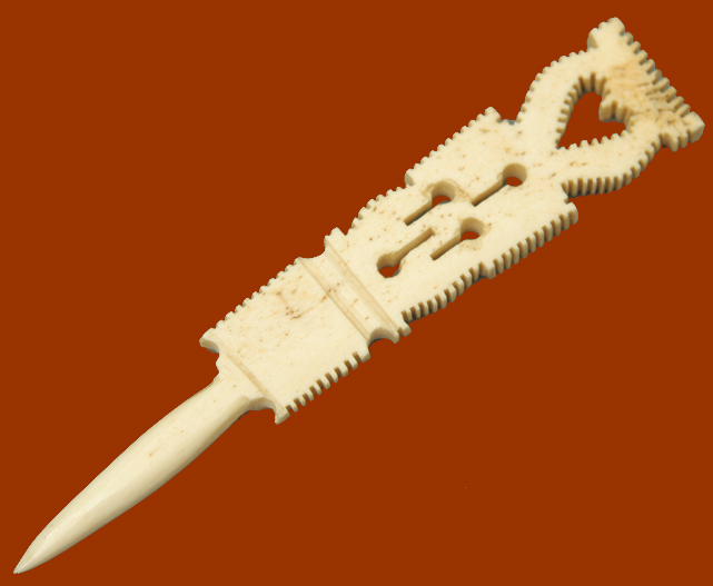 Not Miscellaneous! - Antique Sailor-Made Whimsey Whale Bone Awl or ...